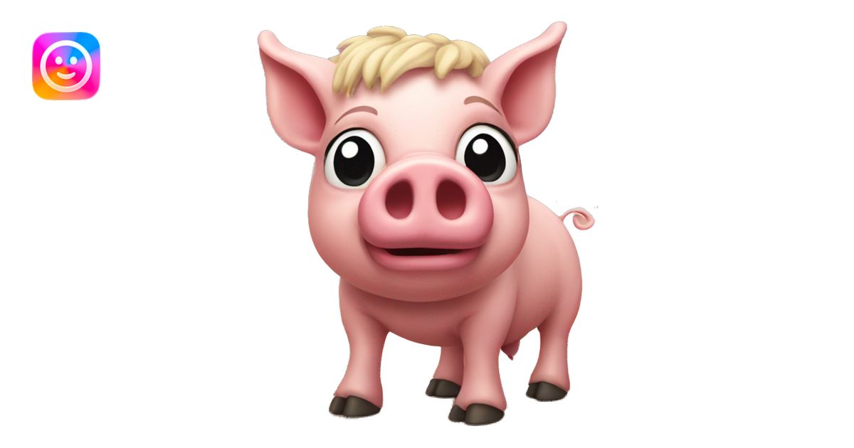 pigsin the desert emoji | AI Emoji Generator