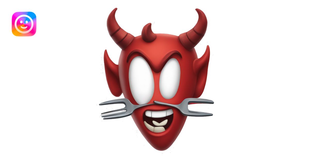 Devil Pitch Fork emoji | AI Emoji Generator