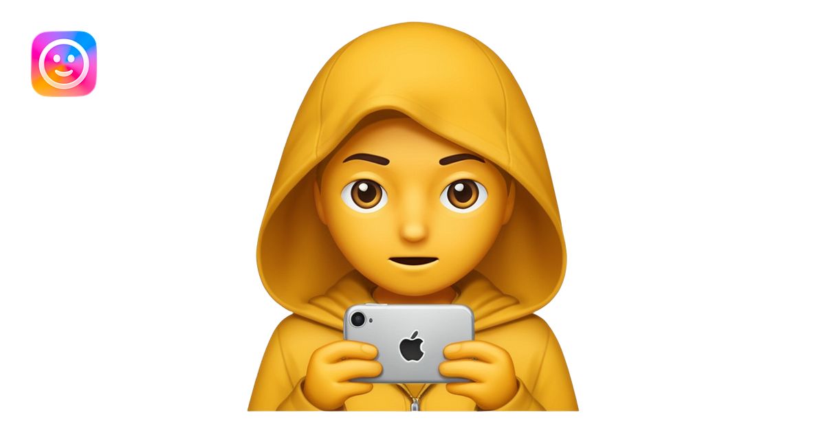 An action which describes a suspicious activity emoji | AI Emoji Generator