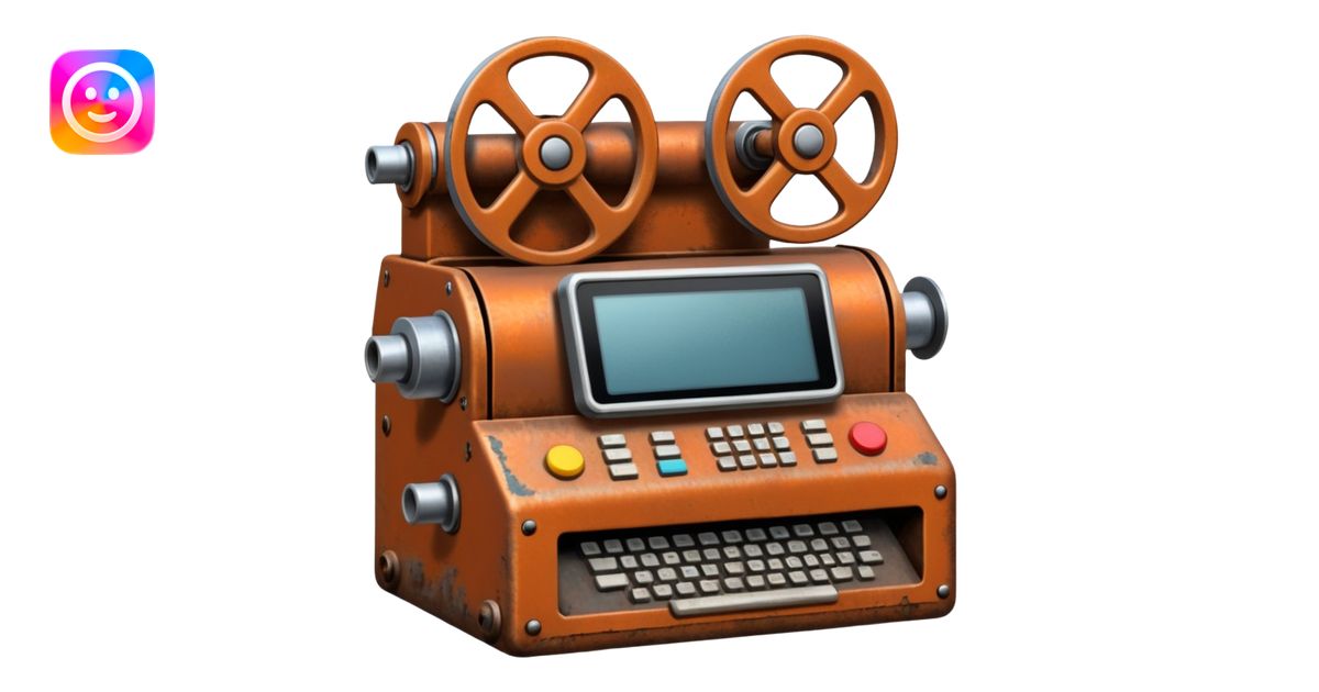 1980s machinery and equipment emoji | AI Emoji Generator