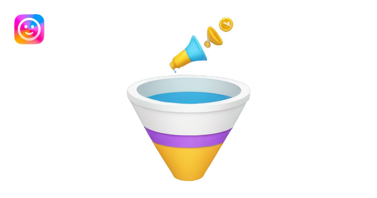 a marketing funnel emoji | AI Emoji Generator