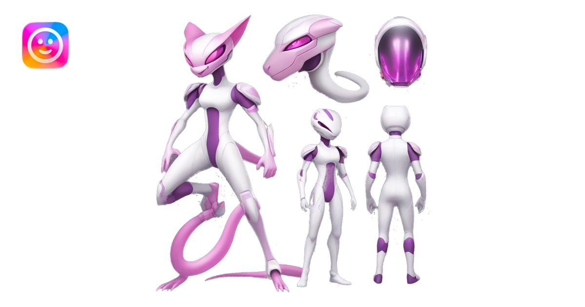 White body, Anthro-Sona-Lizard-Alien-Salazzle-Mew-Mewtwo-Fakémon, with ...
