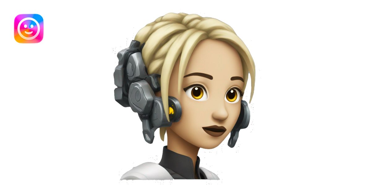 Lucy from cyberpunk emoji | AI Emoji Generator