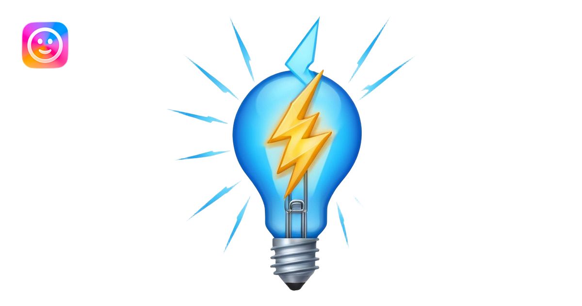 electricity emoji | AI Emoji Generator