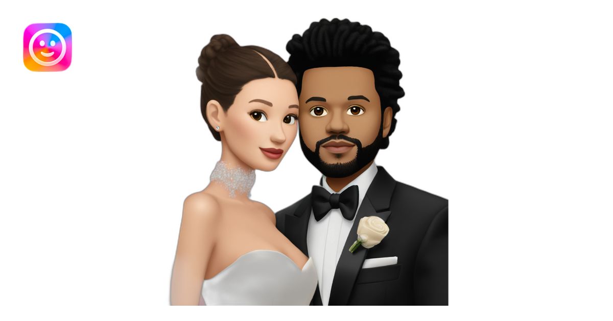 the weeknd marrying bella hadid emoji | AI Emoji Generator