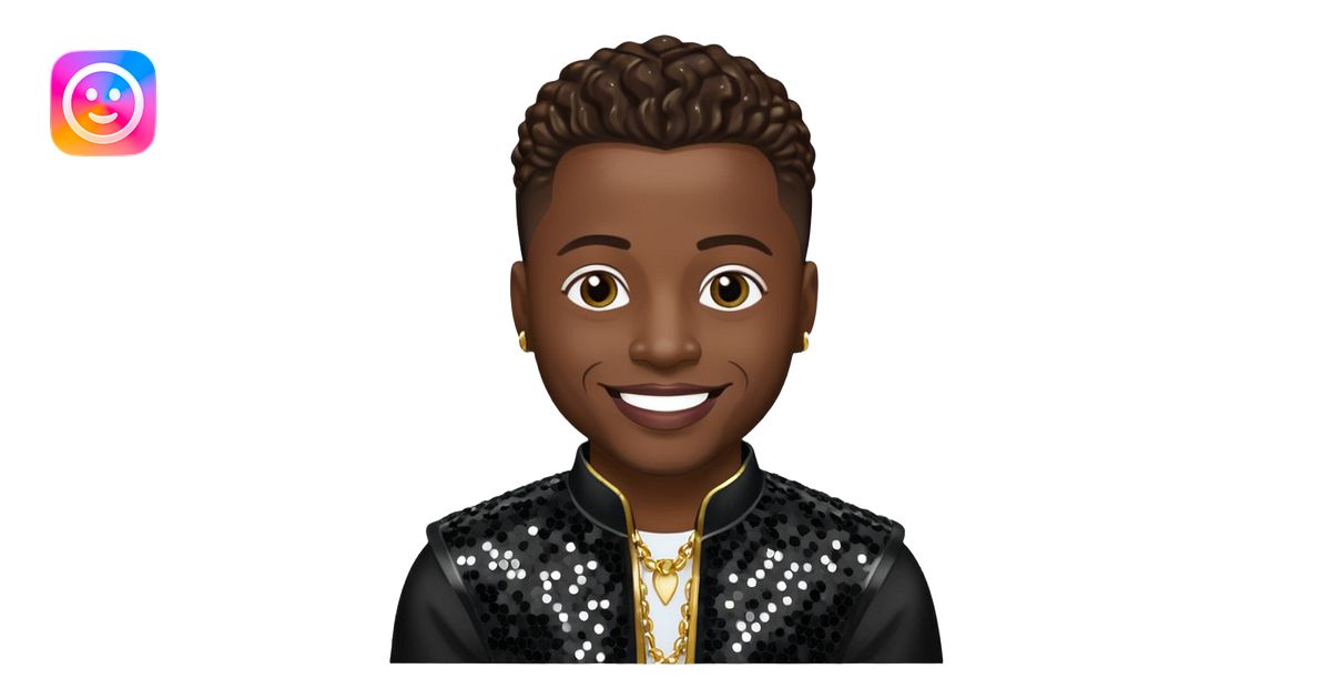 Dalvin Mr. Dalvin DeGrate from Jodeci/K-Ci & JoJo with dark brown, black sequin outfit emoji ...