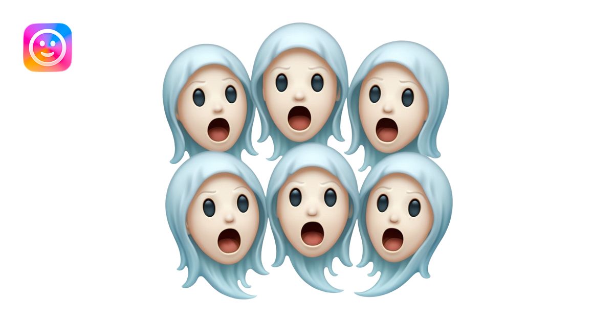 screaming souls of the ancestory emoji | AI Emoji Generator