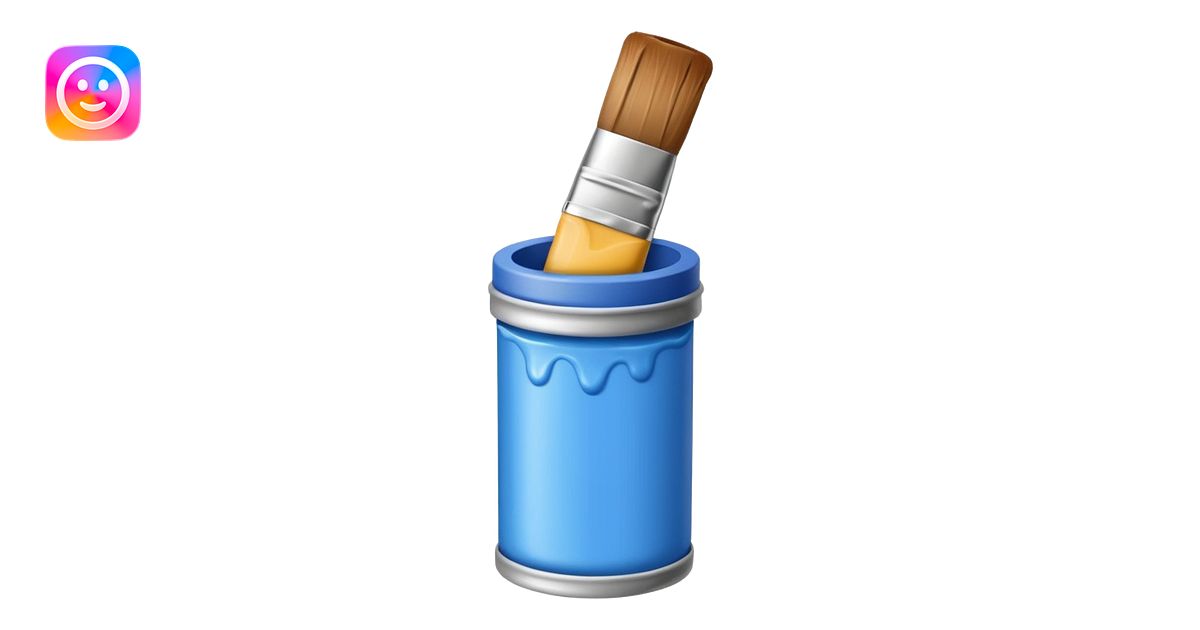 artist paint tube emoji | AI Emoji Generator