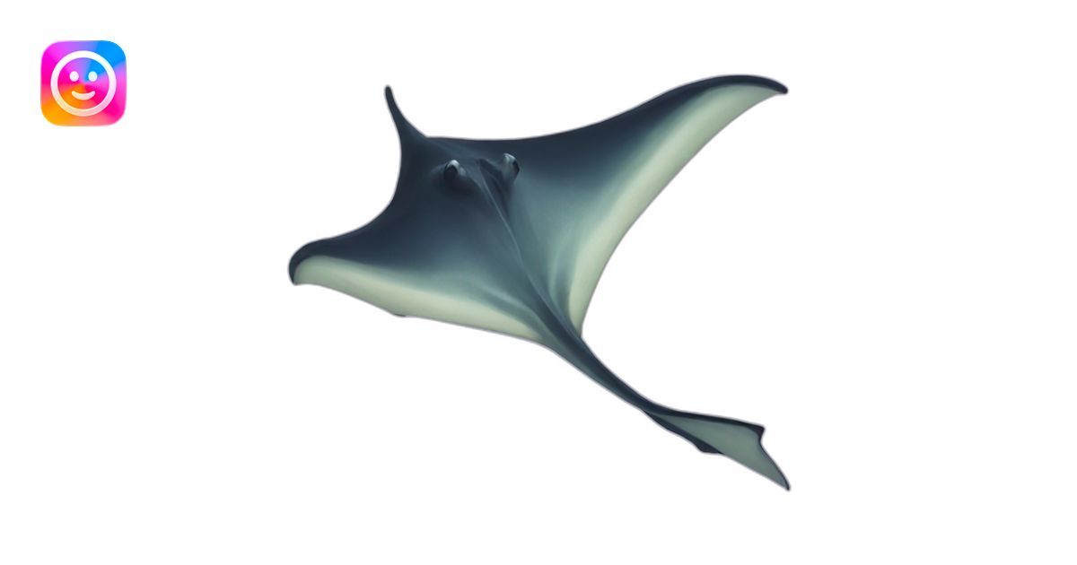 manta ray emoji | AI Emoji Generator