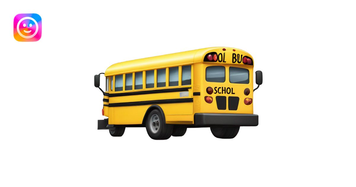 School bus emoji | AI Emoji Generator