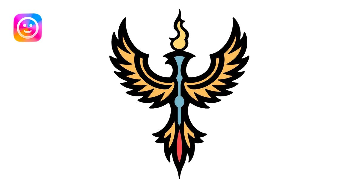 Faravahar Persian symbol, ancient Zoroastrian winged symbol icon | AI ...