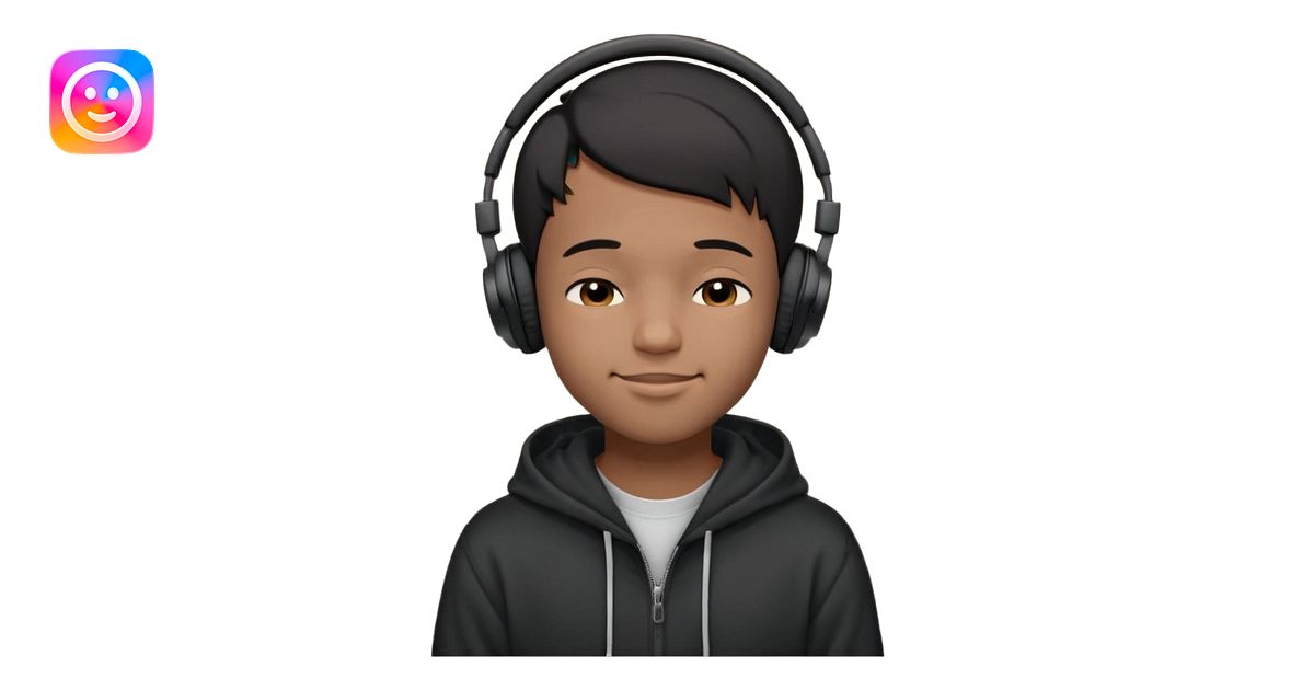 Young Black male, short hair, eyes closed, soft cheeky smile, calm and ...