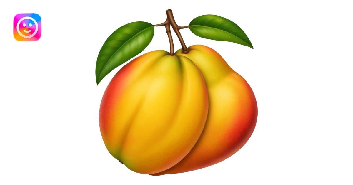 mango in white hand emoji | AI Emoji Generator