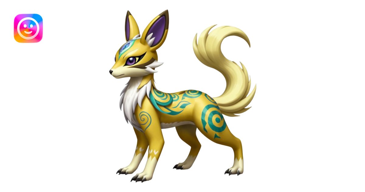 Tribal Exotic Meloetta-Lombax-Renamon-Protogen-Palkia-hybrid-fusion ...