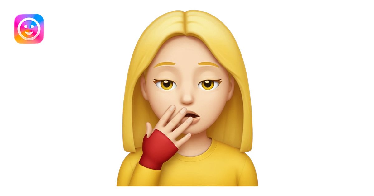 Make a classic emoij that tells you to shut up emoji | AI Emoji Generator