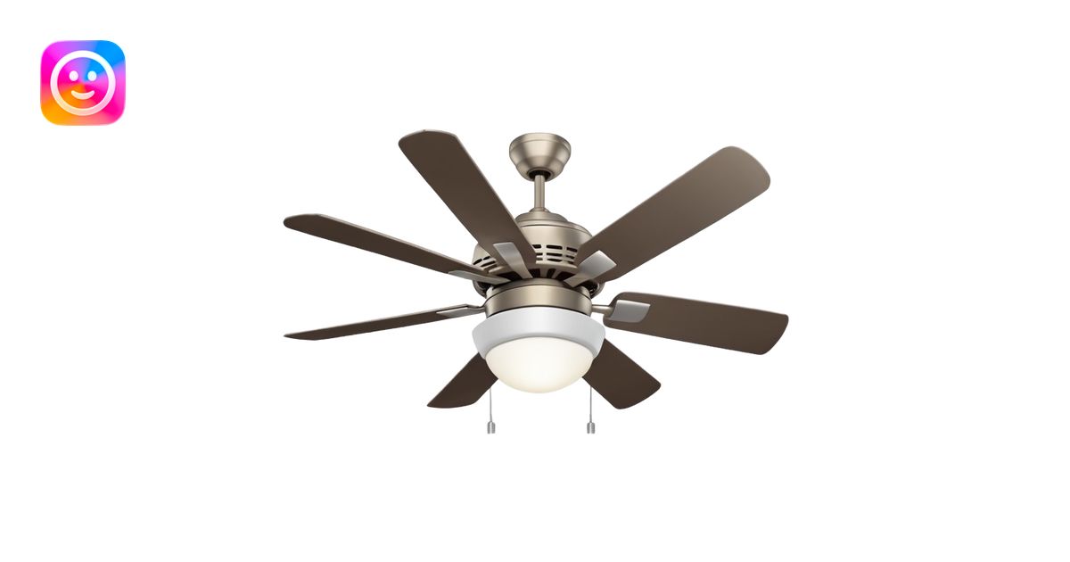 Ceiling fan emoji | AI Emoji Generator