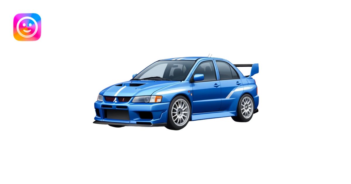 Mitsubishi Lancer Evo VI best view with some cool prints emoji | AI ...