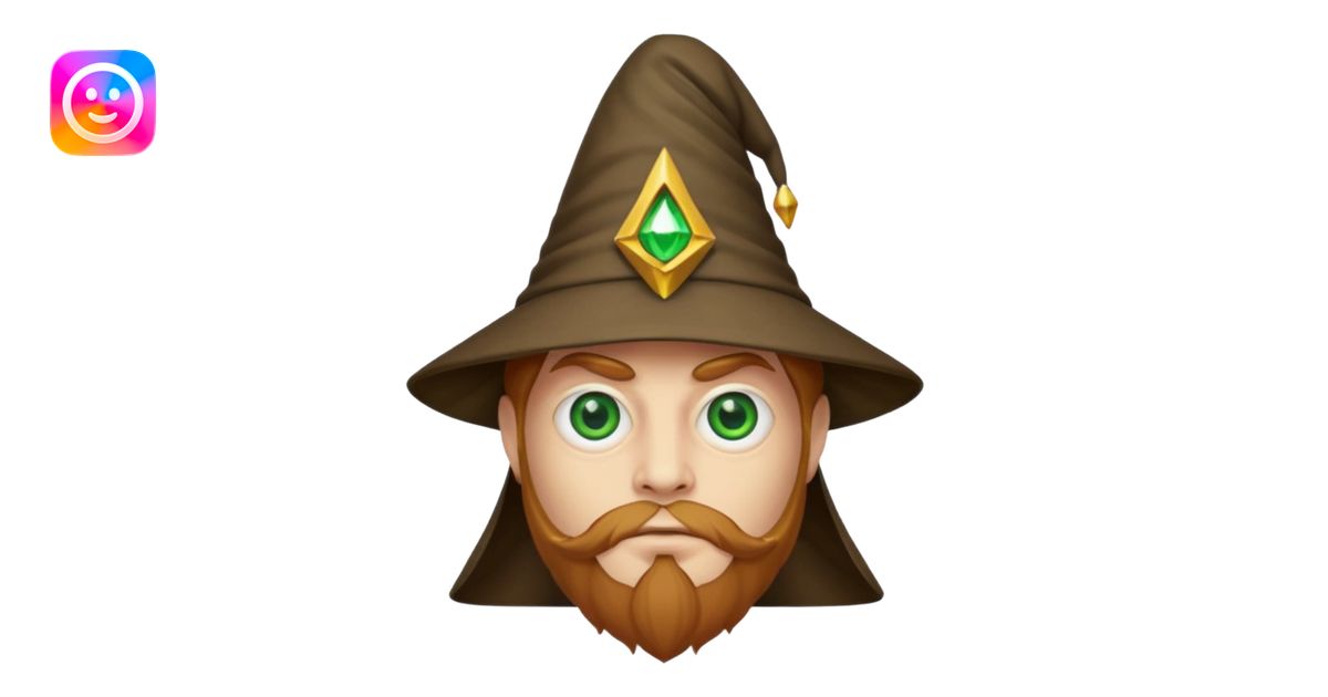 Cyclop with wizard hat emoji | AI Emoji Generator