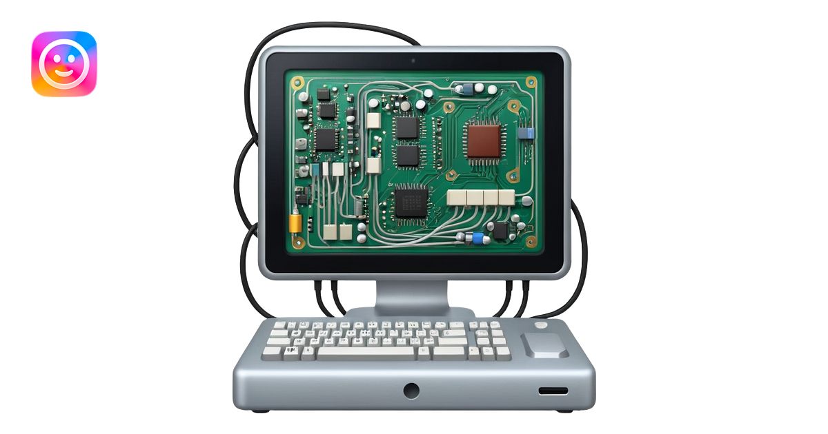 crazy computer emoji | AI Emoji Generator