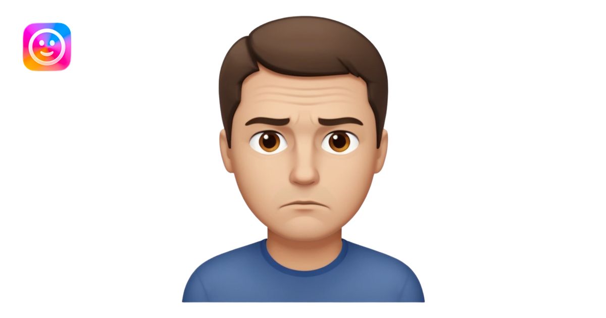 thinking man emoji | AI Emoji Generator