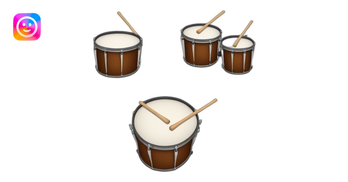 tenor drum marching emoji | AI Emoji Generator