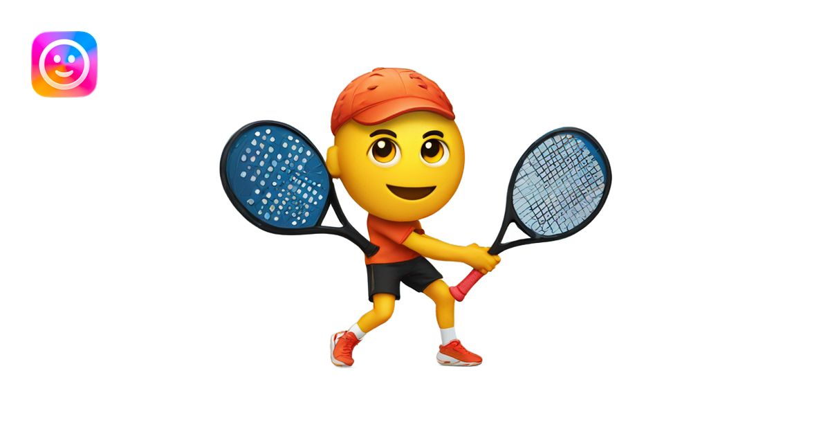 Padel partners emoji | AI Emoji Generator