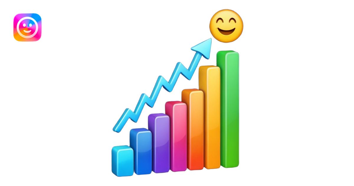 Graph growth emoji | AI Emoji Generator