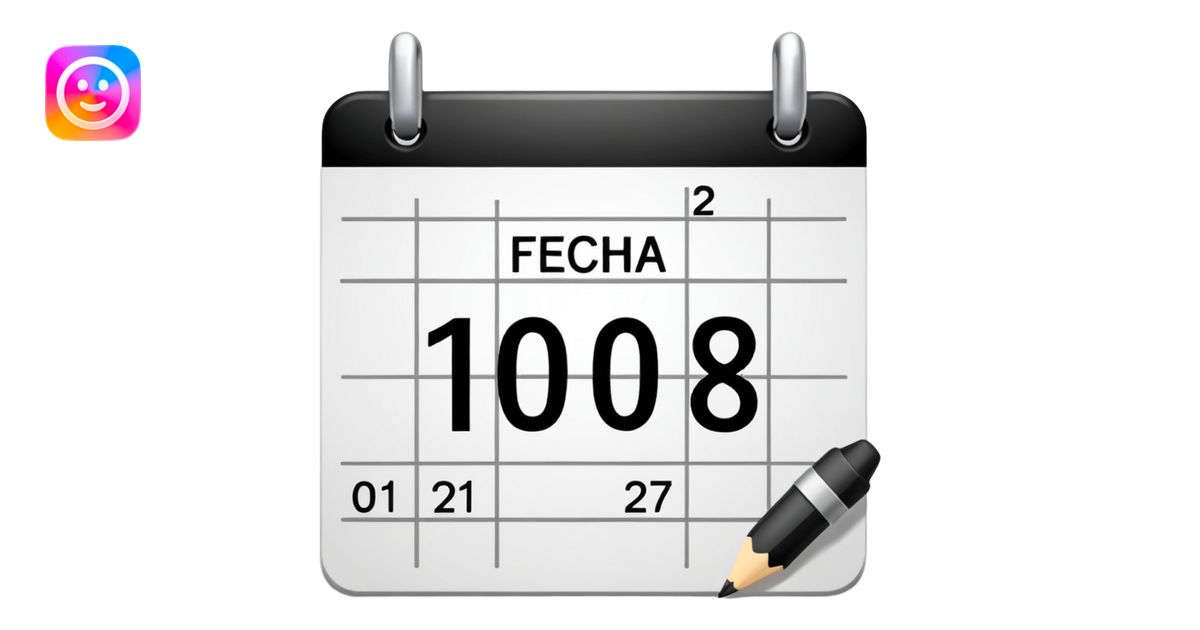 fecha emoji | AI Emoji Generator
