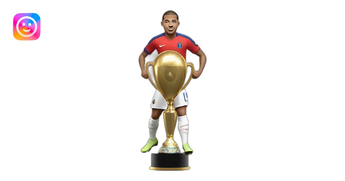 mbappe with the champion's league emoji | AI Emoji Generator