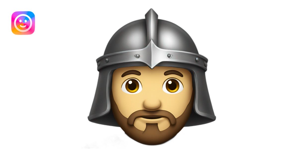Medieval knight emoji | AI Emoji Generator