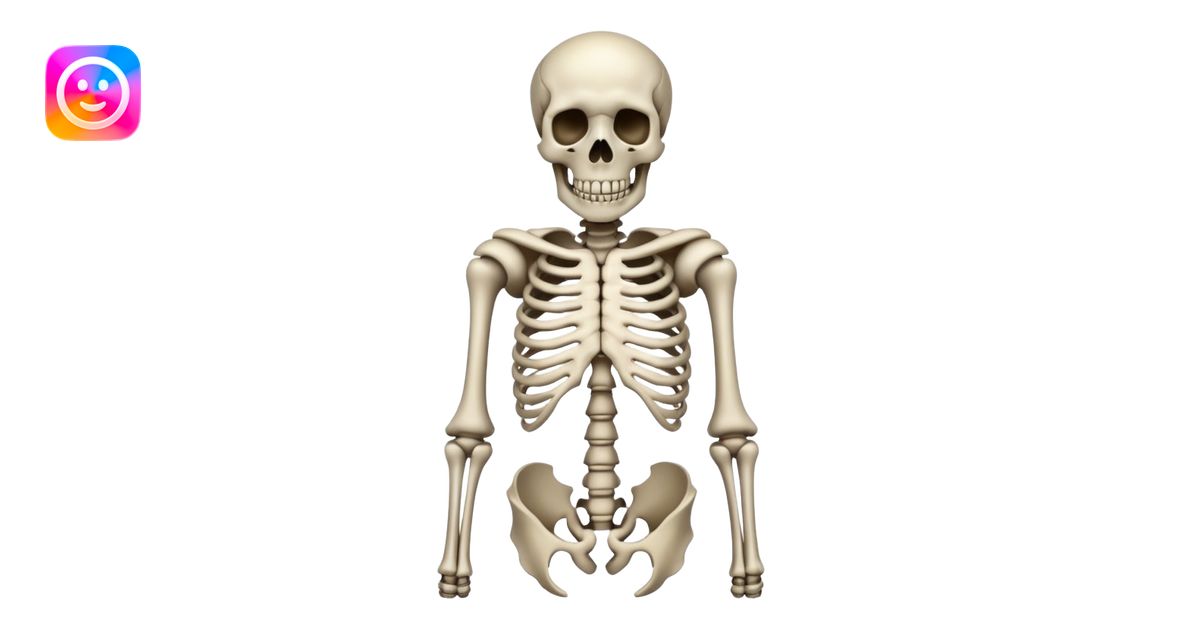 A death skeleton emoji | AI Emoji Generator