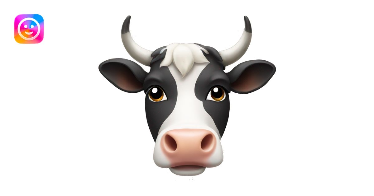 Cow bow emoji | AI Emoji Generator