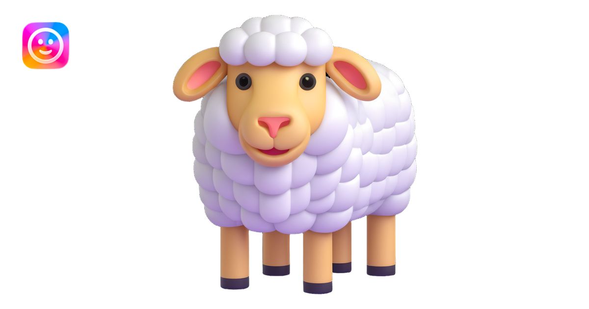 Minecraft sheep made out of square blocks, looks exactly like in the ...