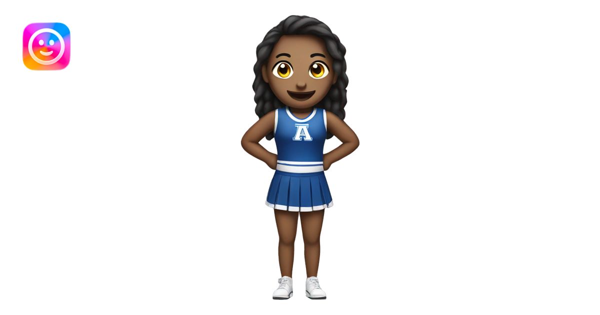 Cheerleading emoji | AI Emoji Generator