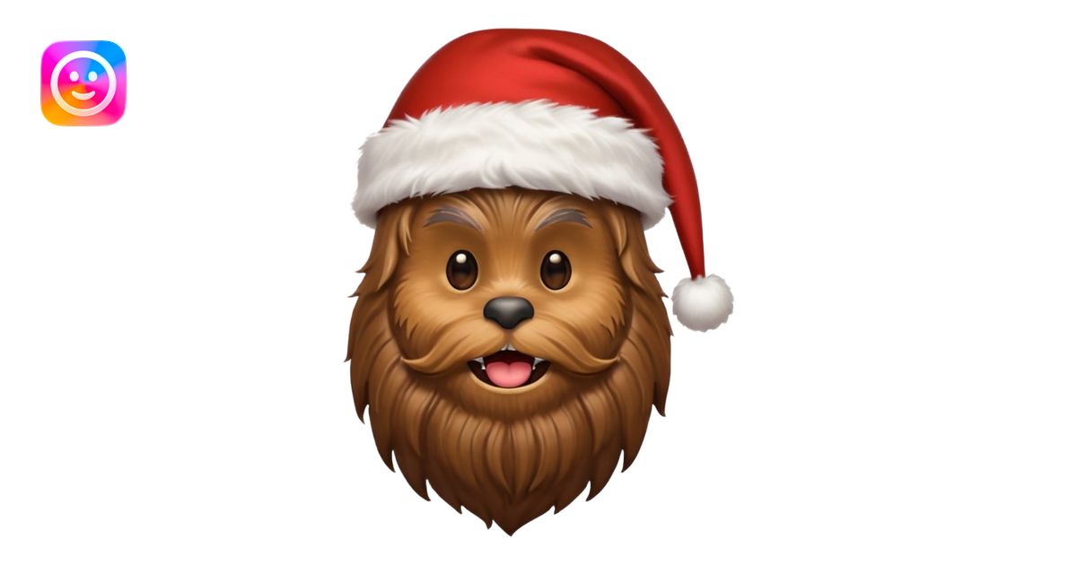 chewbacca christmas emoji | AI Emoji Generator