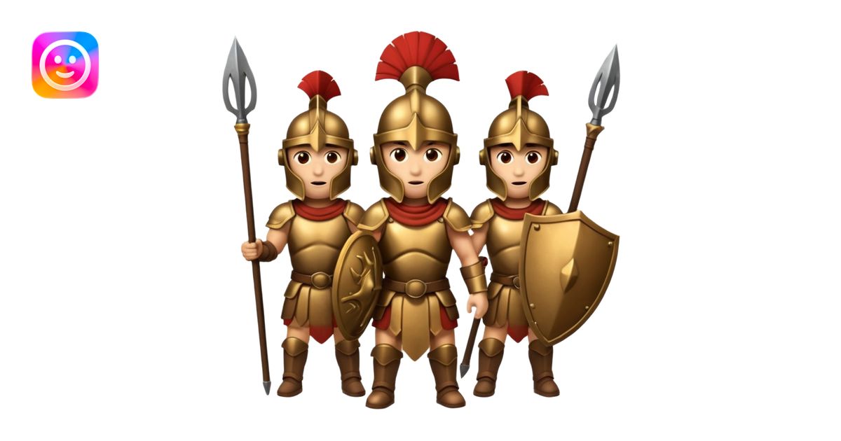 trojan army emoji | AI Emoji Generator