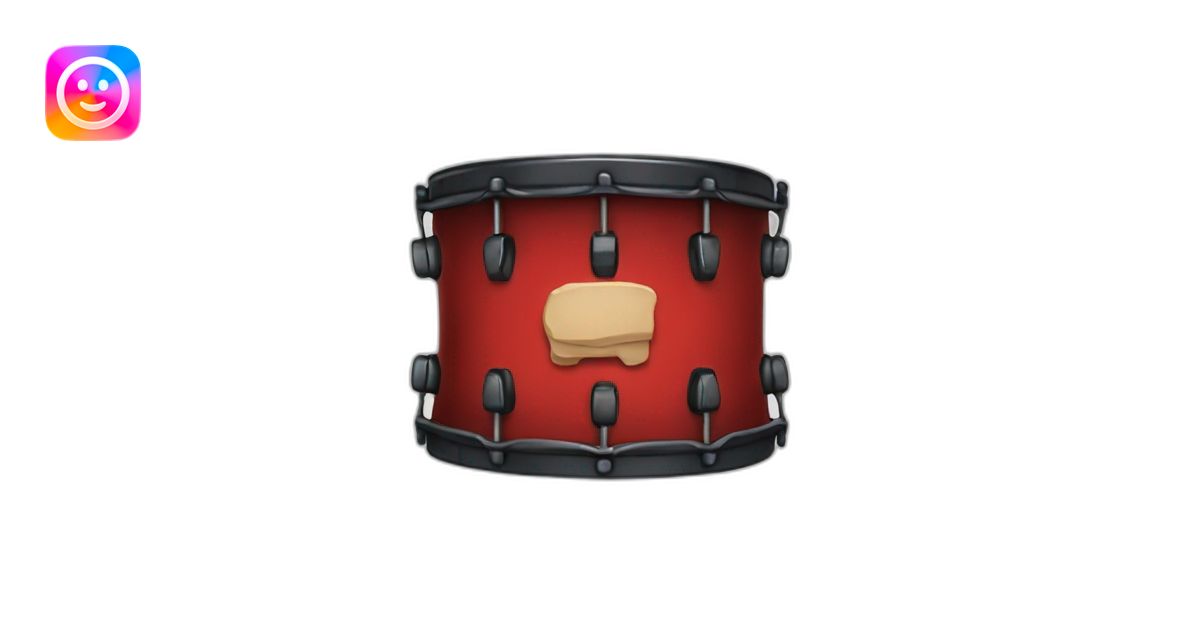 red drums emoji | AI Emoji Generator