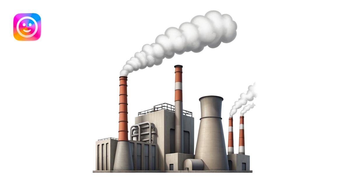 Thermal power plant emoji | AI Emoji Generator