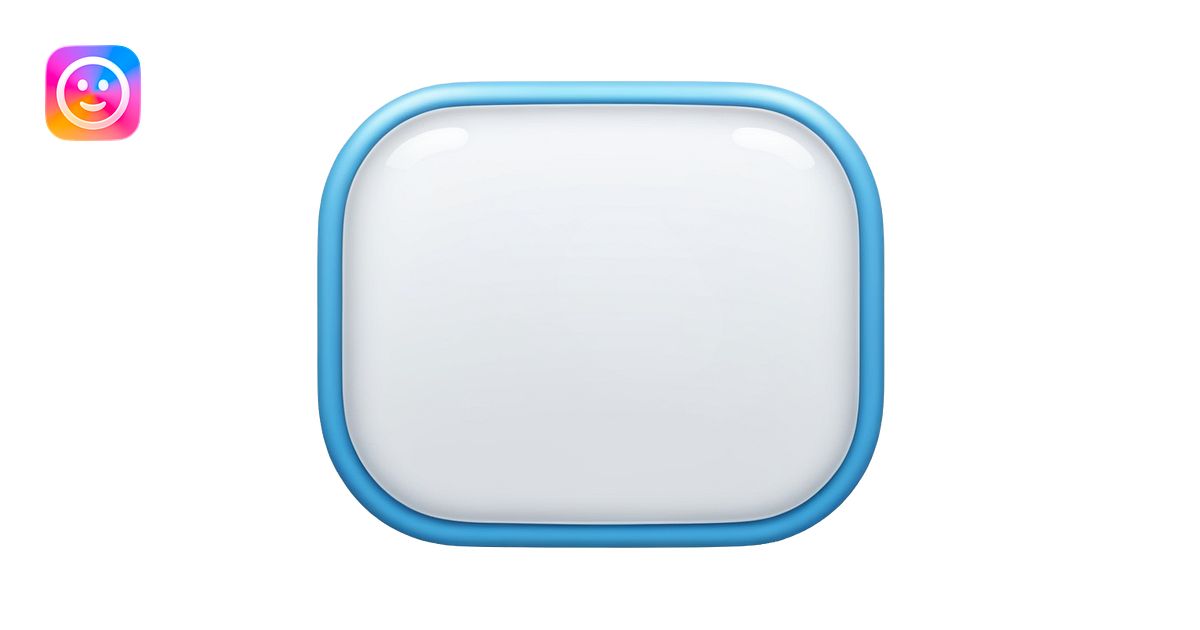 blank message bubble emoji | AI Emoji Generator