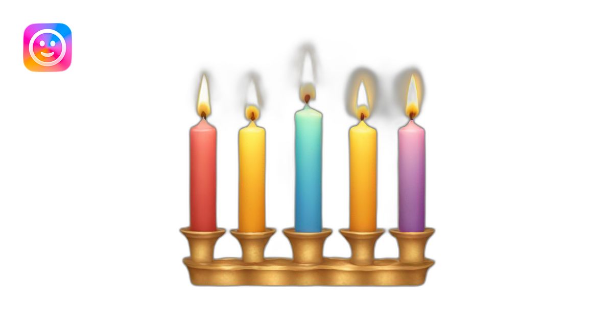 four candles emoji | AI Emoji Generator