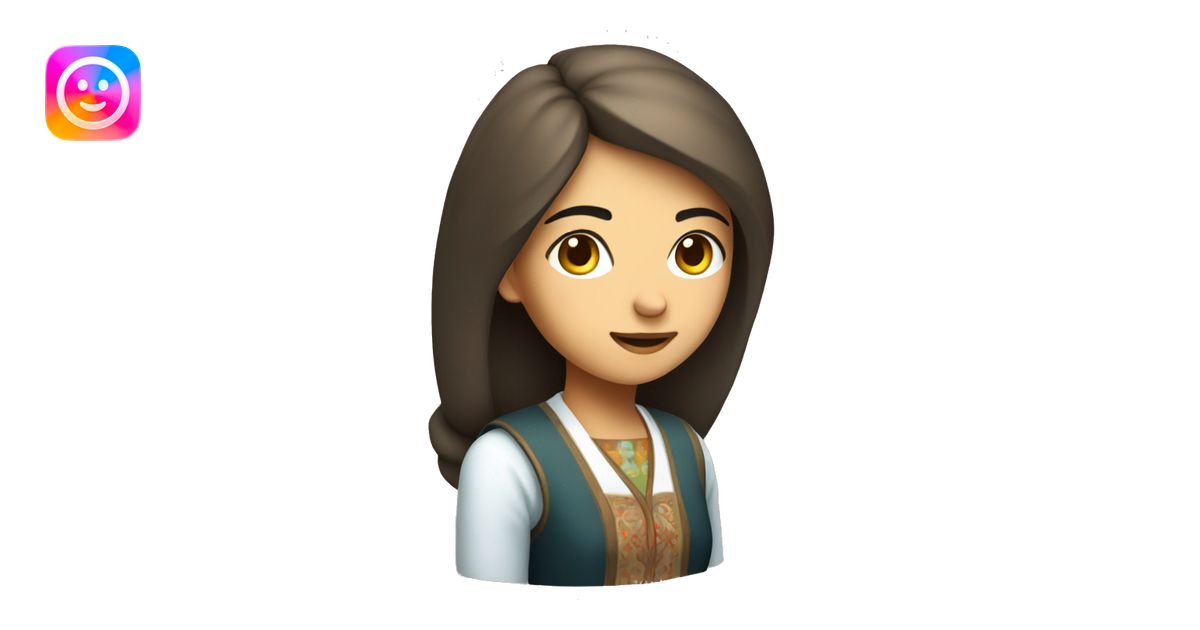isometric sprite Turkish girl emoji | AI Emoji Generator