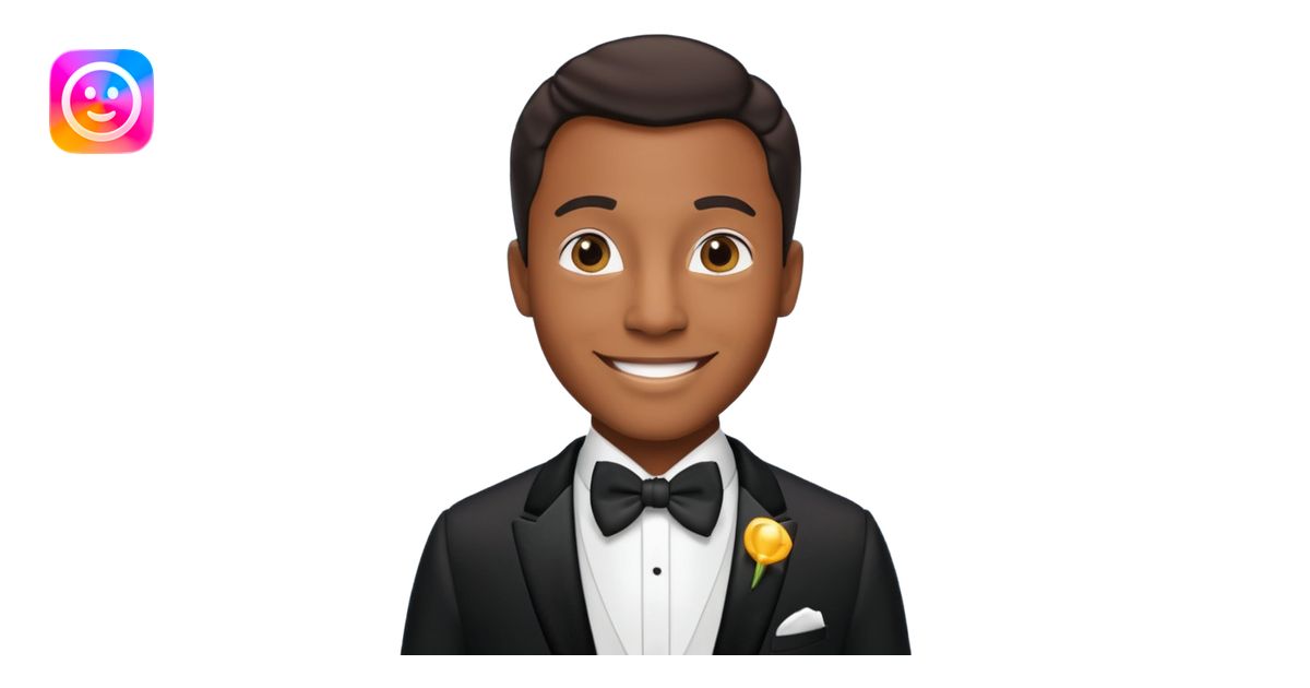 Black man shining movie premiere light emoji | AI Emoji Generator