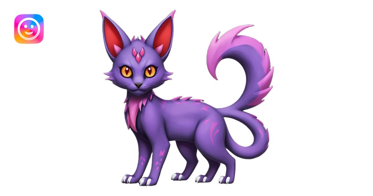 Black edgy Noivern-Noibat-Purloin-Torracat-Lykoi-Caracal-cat-Fakemon-fusion-hybrid-creature with ...