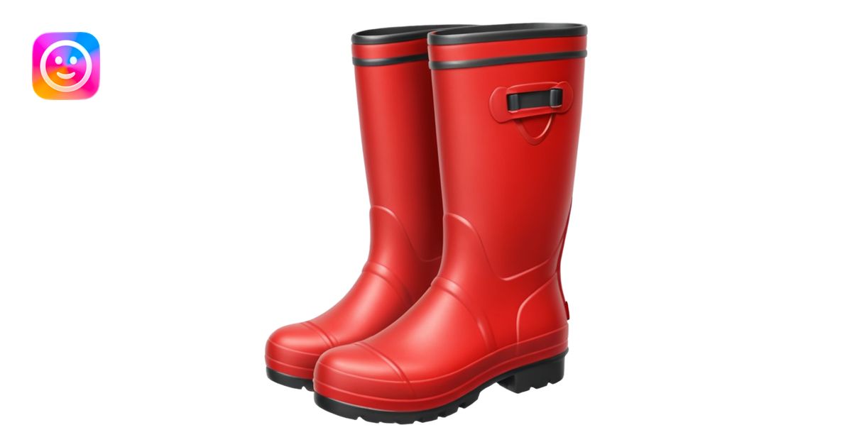 Redband Gumboot emoji | AI Emoji Generator