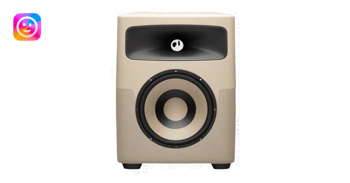 JL audio subwoofer beige emoji | AI Emoji Generator