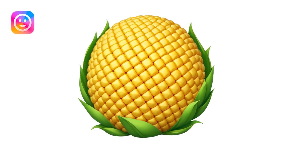 Make a corn but a ball emoji | AI Emoji Generator