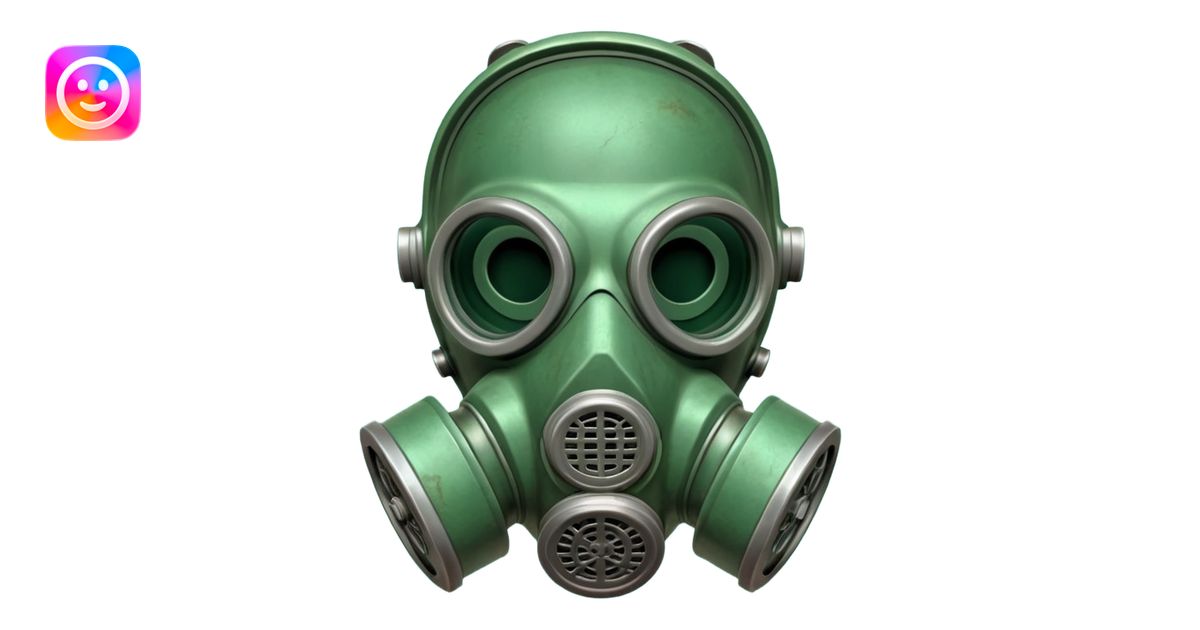 gas mask toxic emoji | AI Emoji Generator