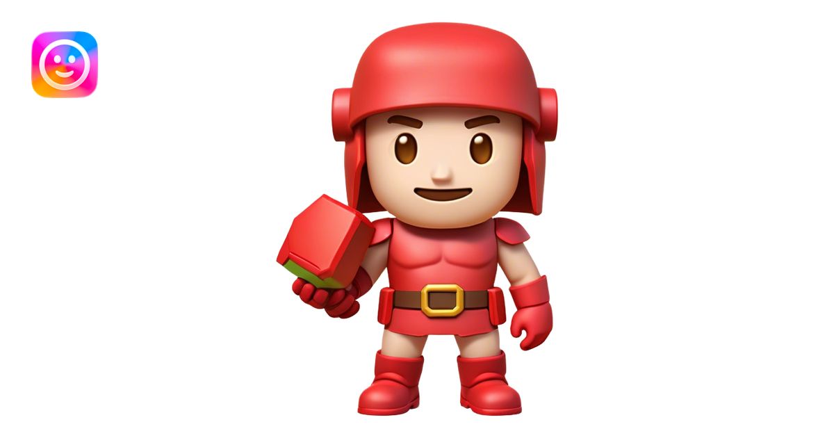 Clash of Clans aesthetic: Cinematic Playful Virtual Boy Portrait Emoji ...