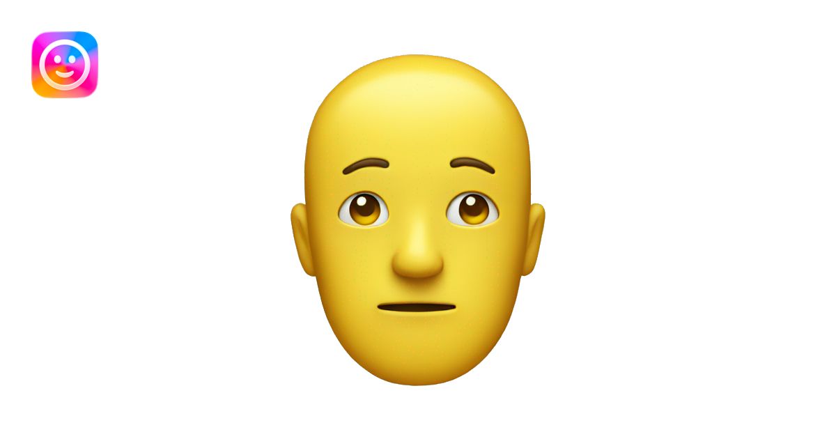 Interested yellow face emoji | AI Emoji Generator