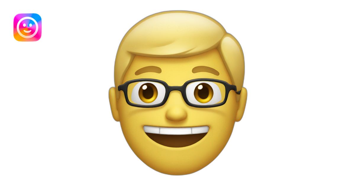 Smily man emoji | AI Emoji Generator